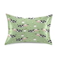 Cow Milk Pattern Standard Size Satin Pillowcase 20''x26'' Double-Sided ...