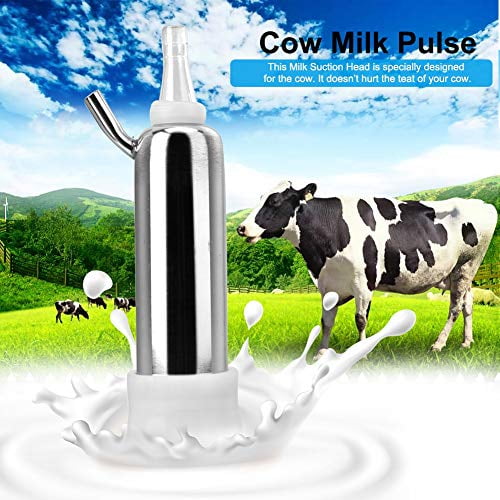 Cow Milk Pulse, Upgraded Stainless Steel Cup Shell and Inflation Liner ...