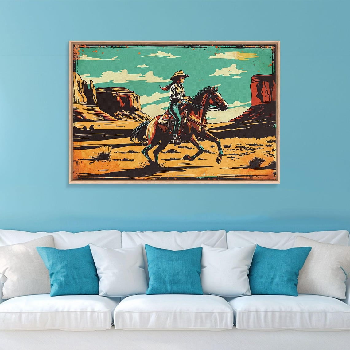 Cow Modern Farmhouse Wall Art Poster, Unframed Size 16x24 - Walmart.com