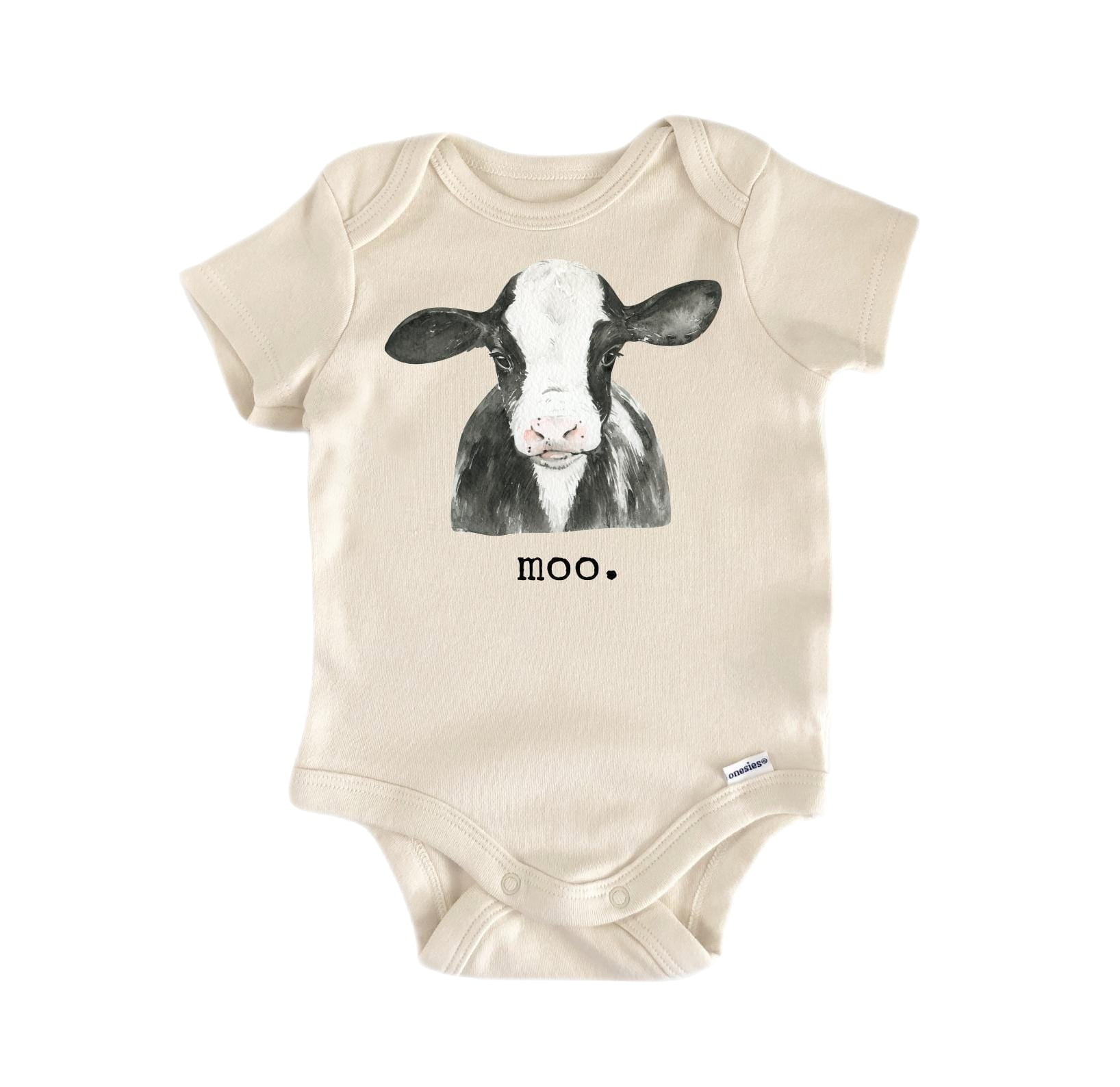 Cow Moo Farm Newborn Baby Bodysuit - Walmart.com