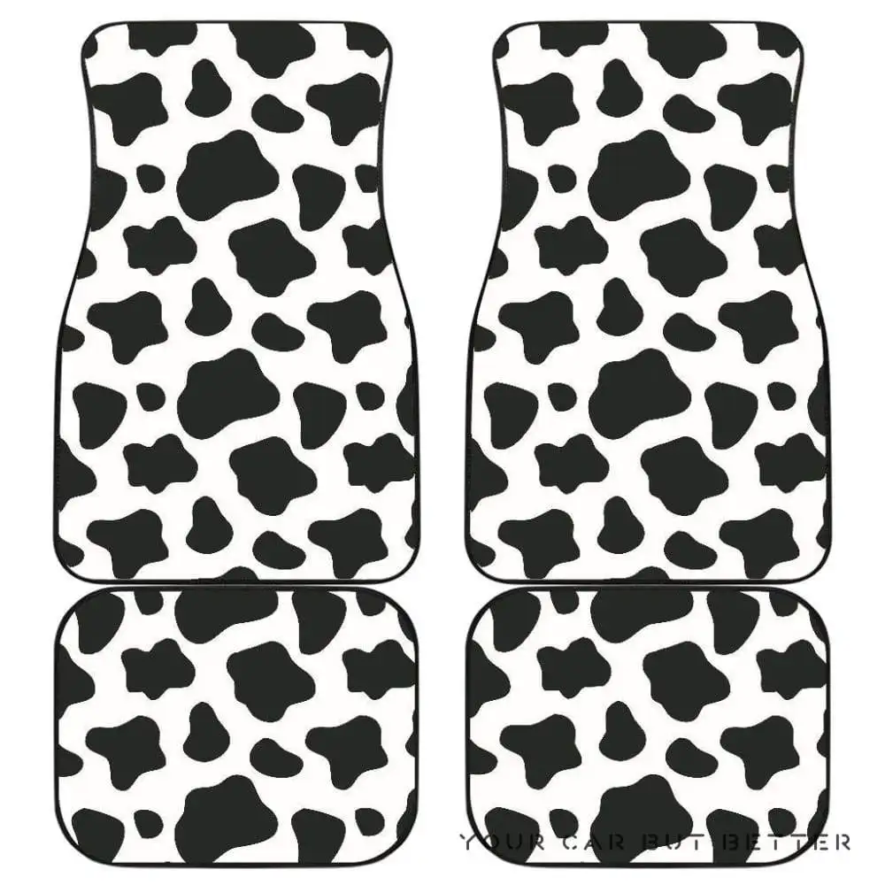 Cow Pattern Front And Back Car Mats 045109 - Walmart.com