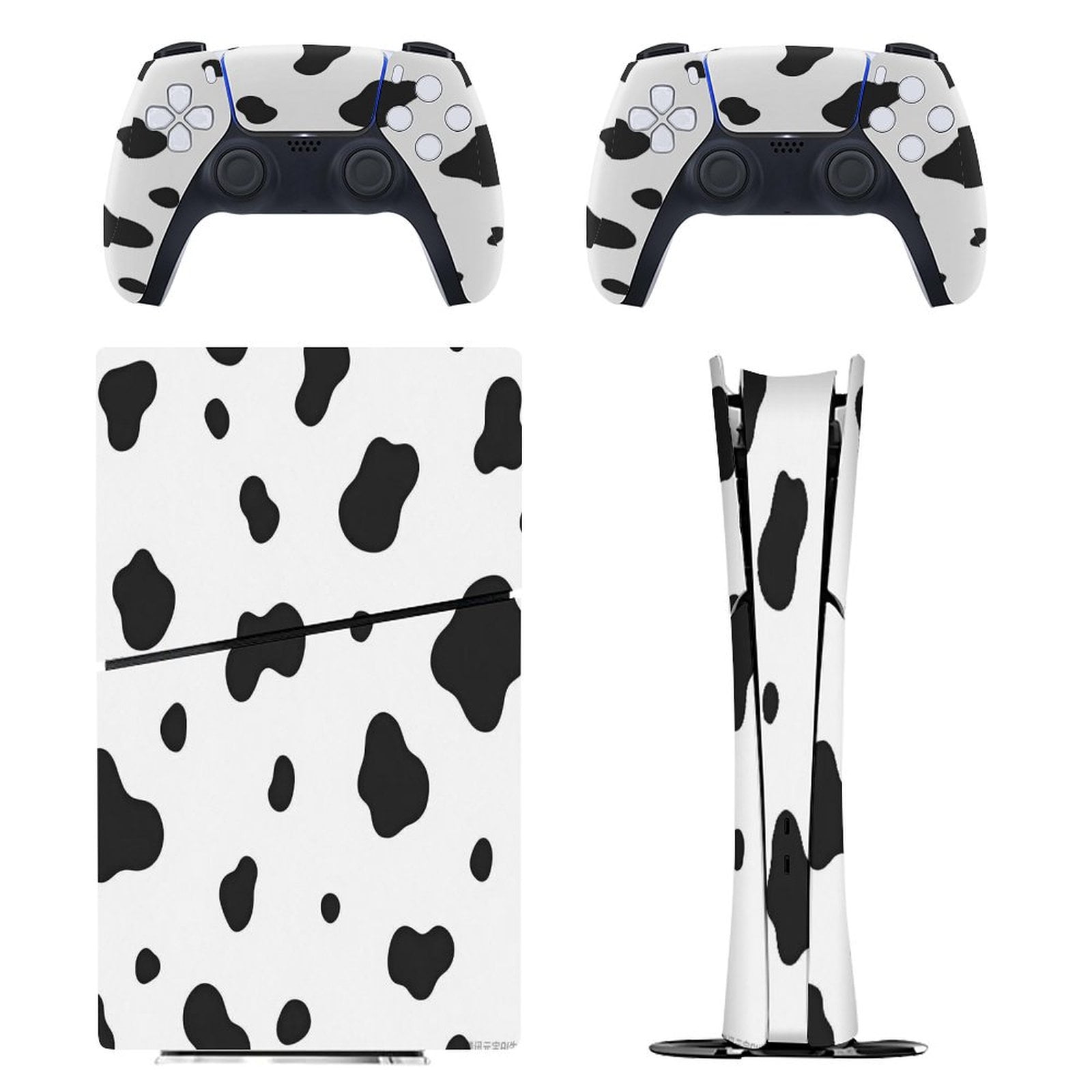 Cow Pattern PS5/PS5 Slim Digital Disc Skin Sticker For Console And ...