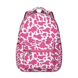 Cow Pattern Students Backpack Black and White Farmhouse Design Cute ...