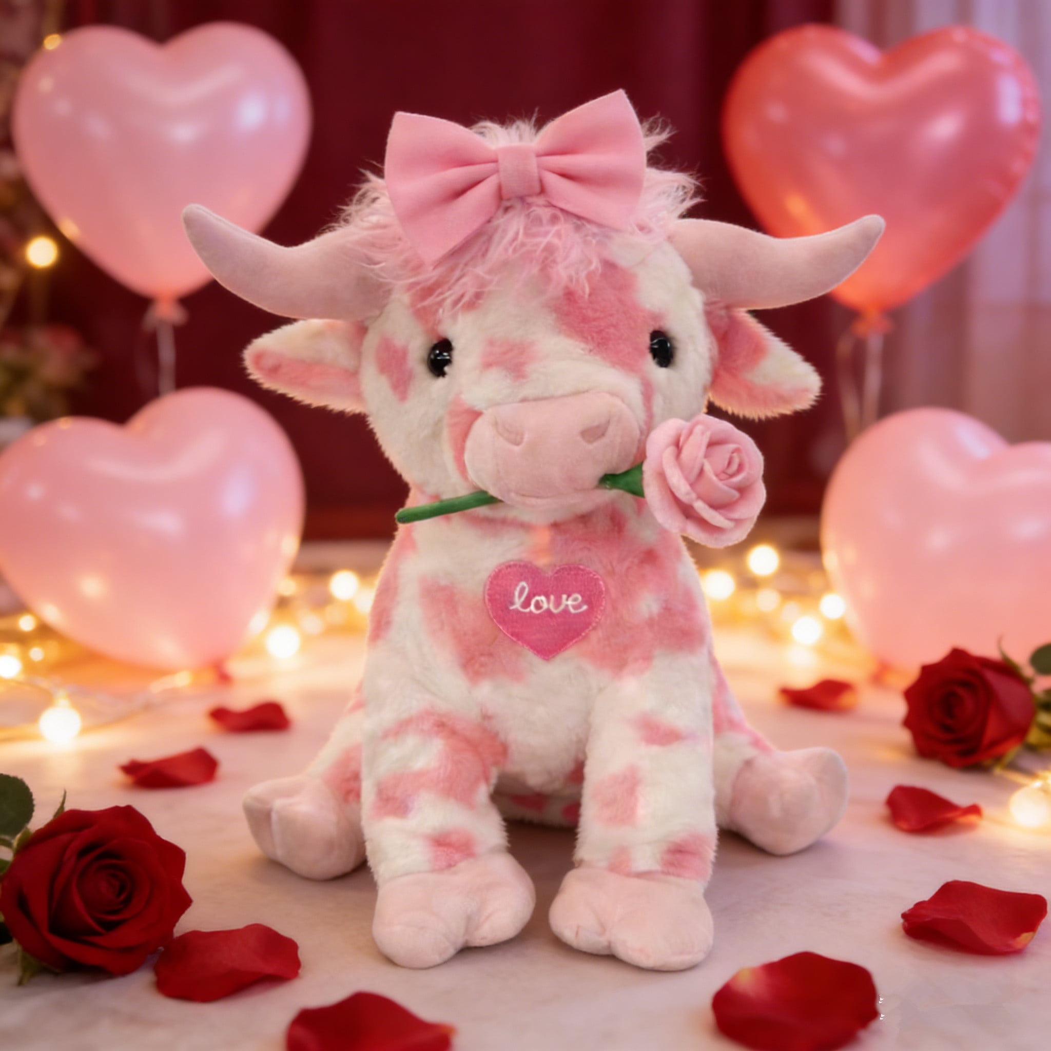 Cow Plush Toys, Soft & Huggable Highland Cow Stuffed Animal Plushies ...