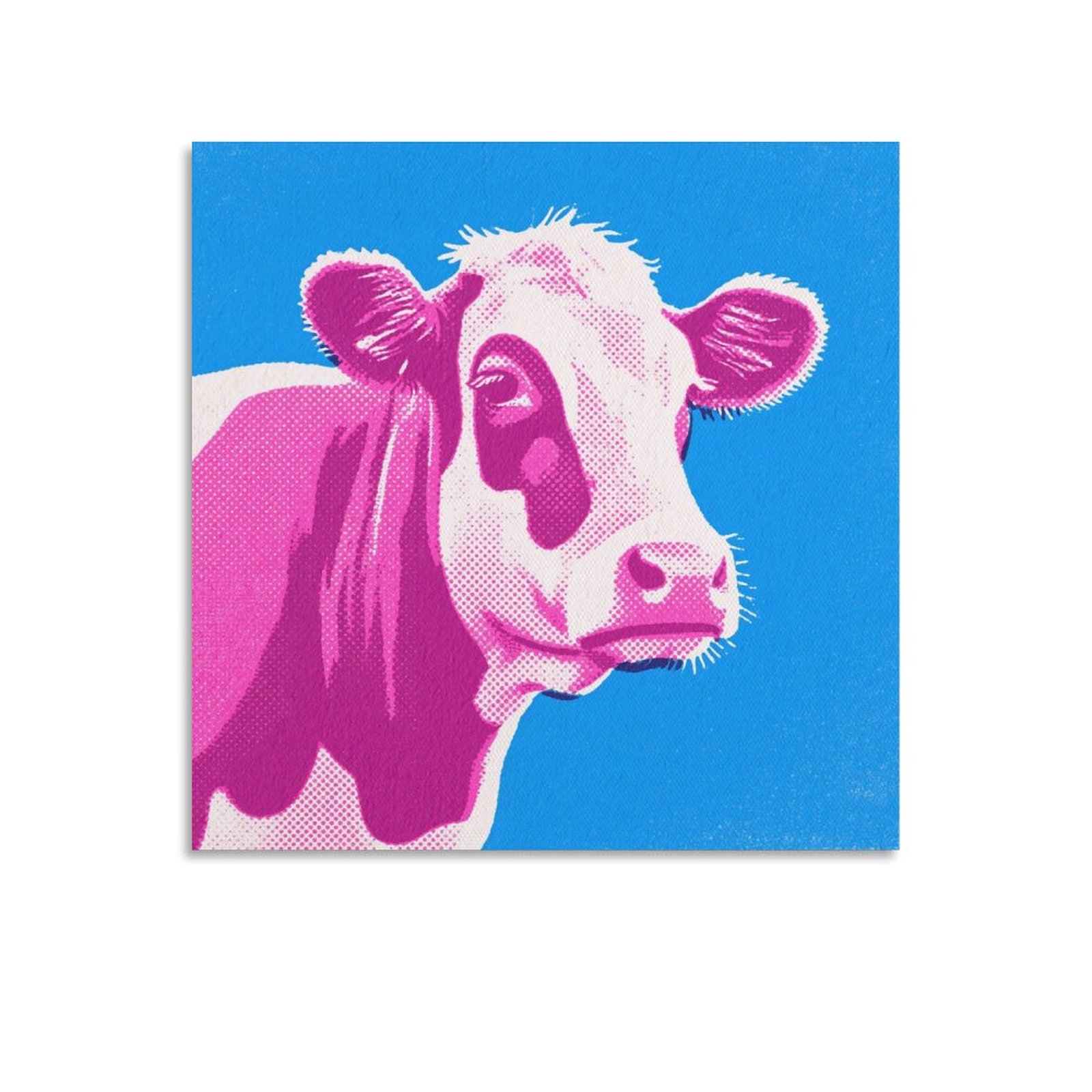 Cow Poster (3) Artworks Picture Print Poster Wall Art Painting Canvas ...