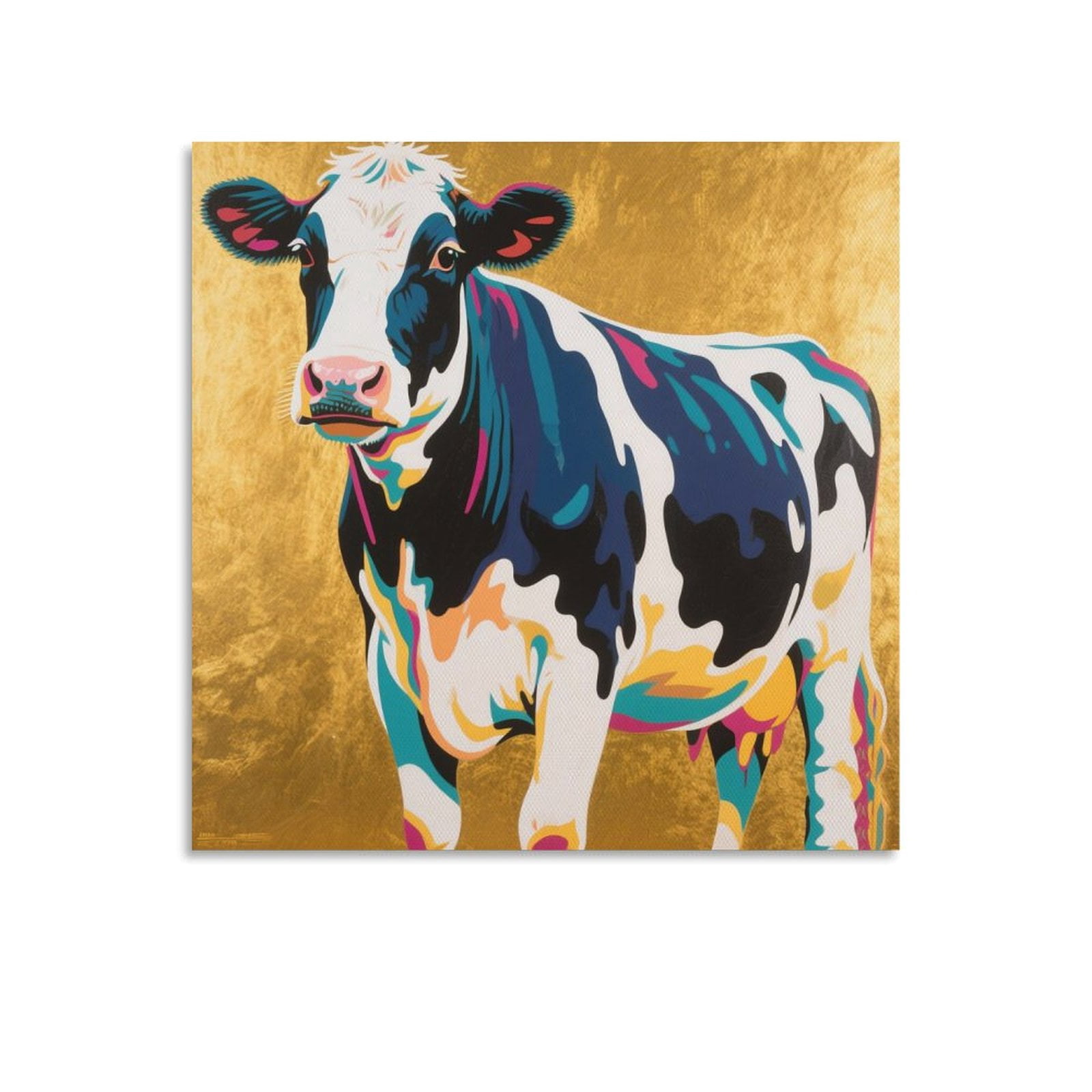 Cow Poster (9) Painting On Canvas Wall Art Poster Scroll Picture Print ...