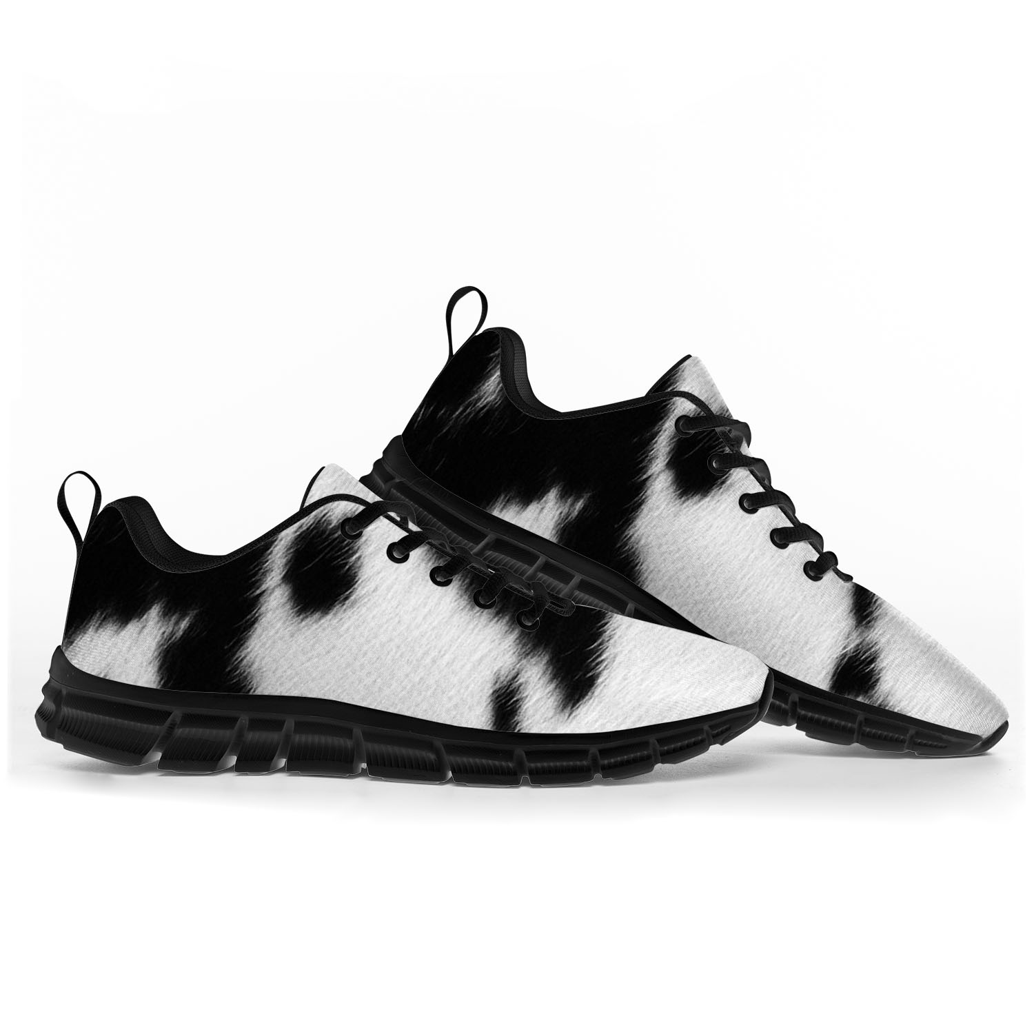 Cow Print 3D Pattern Sports Shoes Mens Womens Teenager Kids Children ...