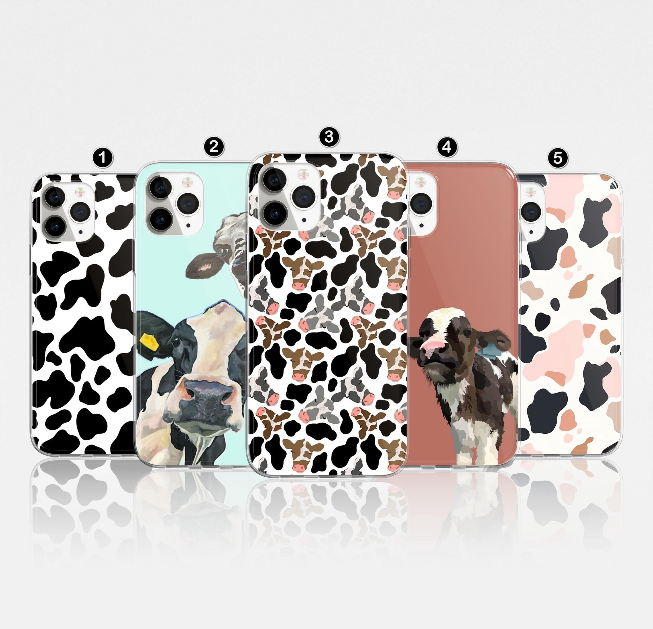 Cow Print Animal Lover Tough Phone Case Compatible with iPhone 17 Pro ...