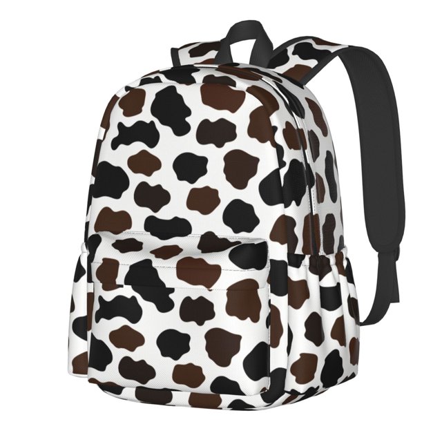 Cow Print Backpack for Men Women Laptop Backpack Hiking Backpack Travel ...