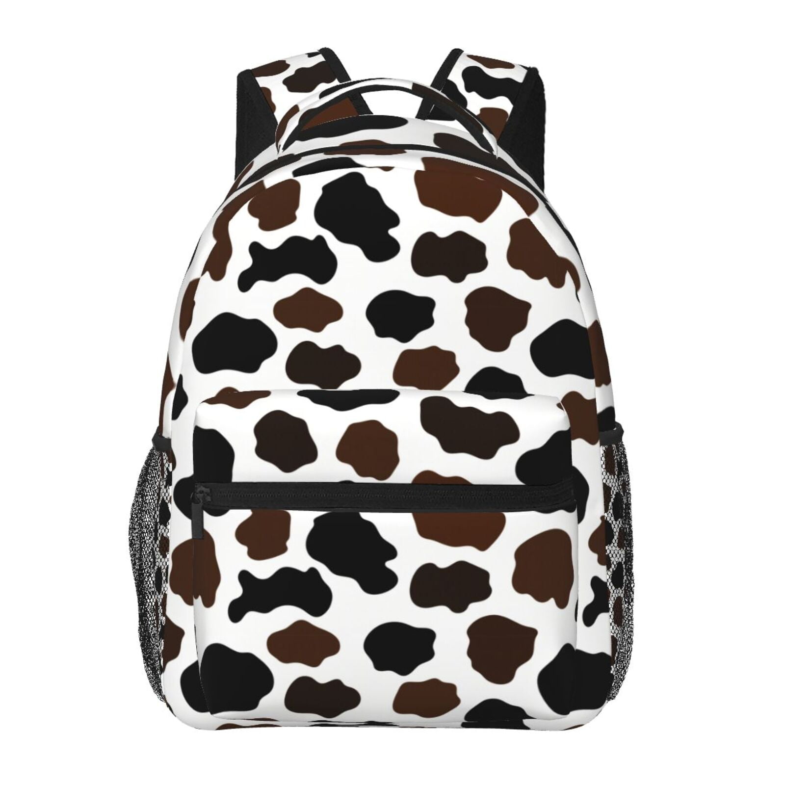 Cow Print Backpack for Men Women Laptop Backpack Hiking Backpack Travel ...