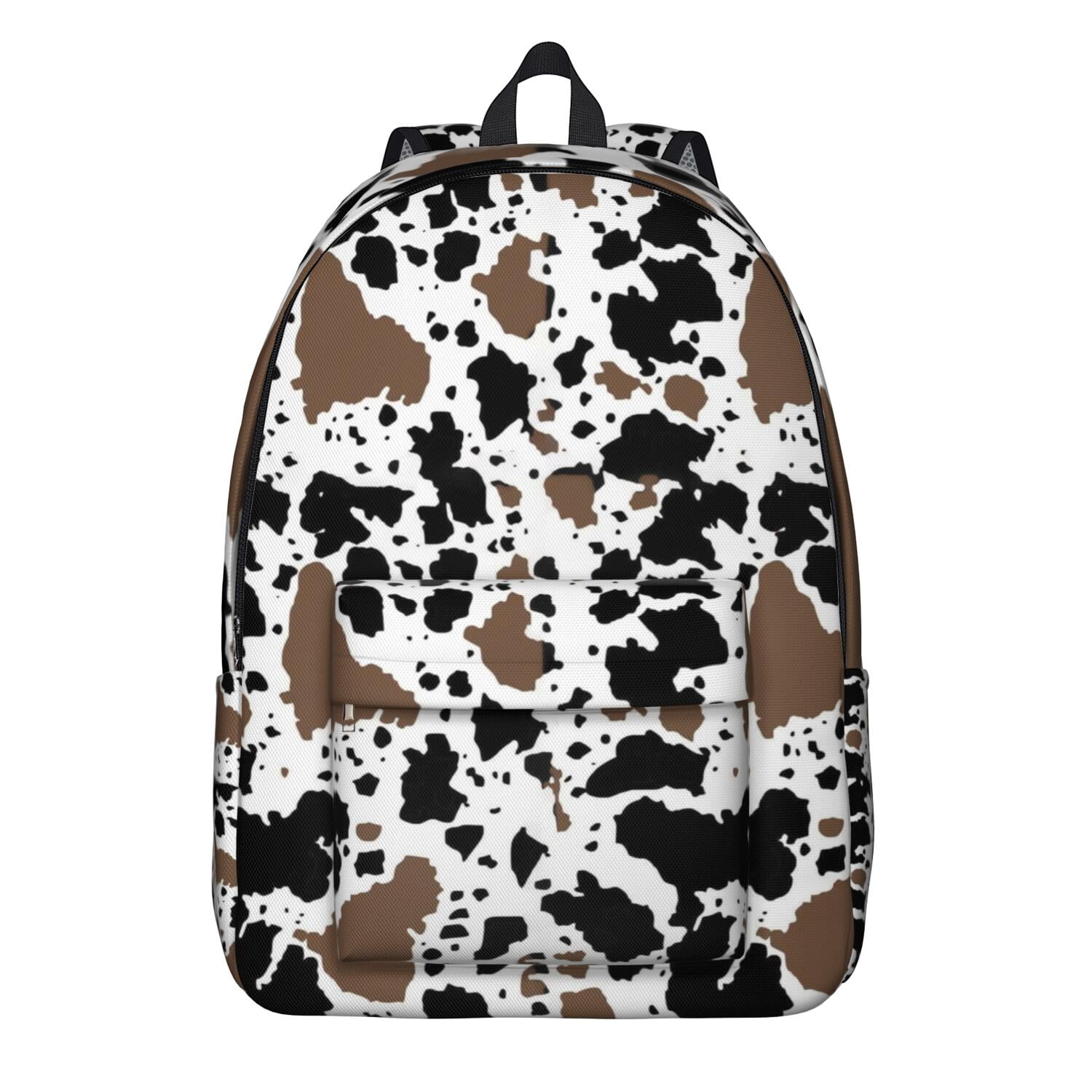 Cow Print Backpack for School,Schoolbag with Adjustable Shoulder Straps ...