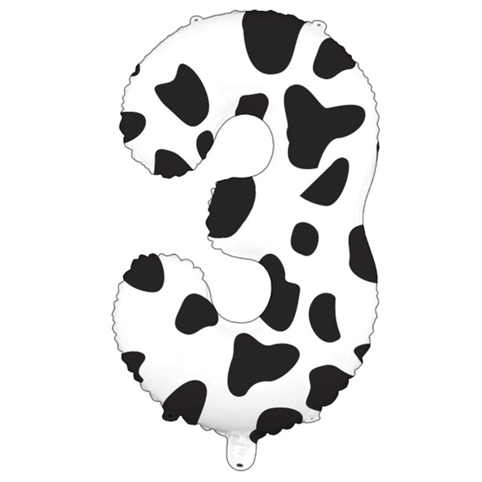 Cow Print Balloon Birthday Decorations Supplies Theme Number Balloons ...