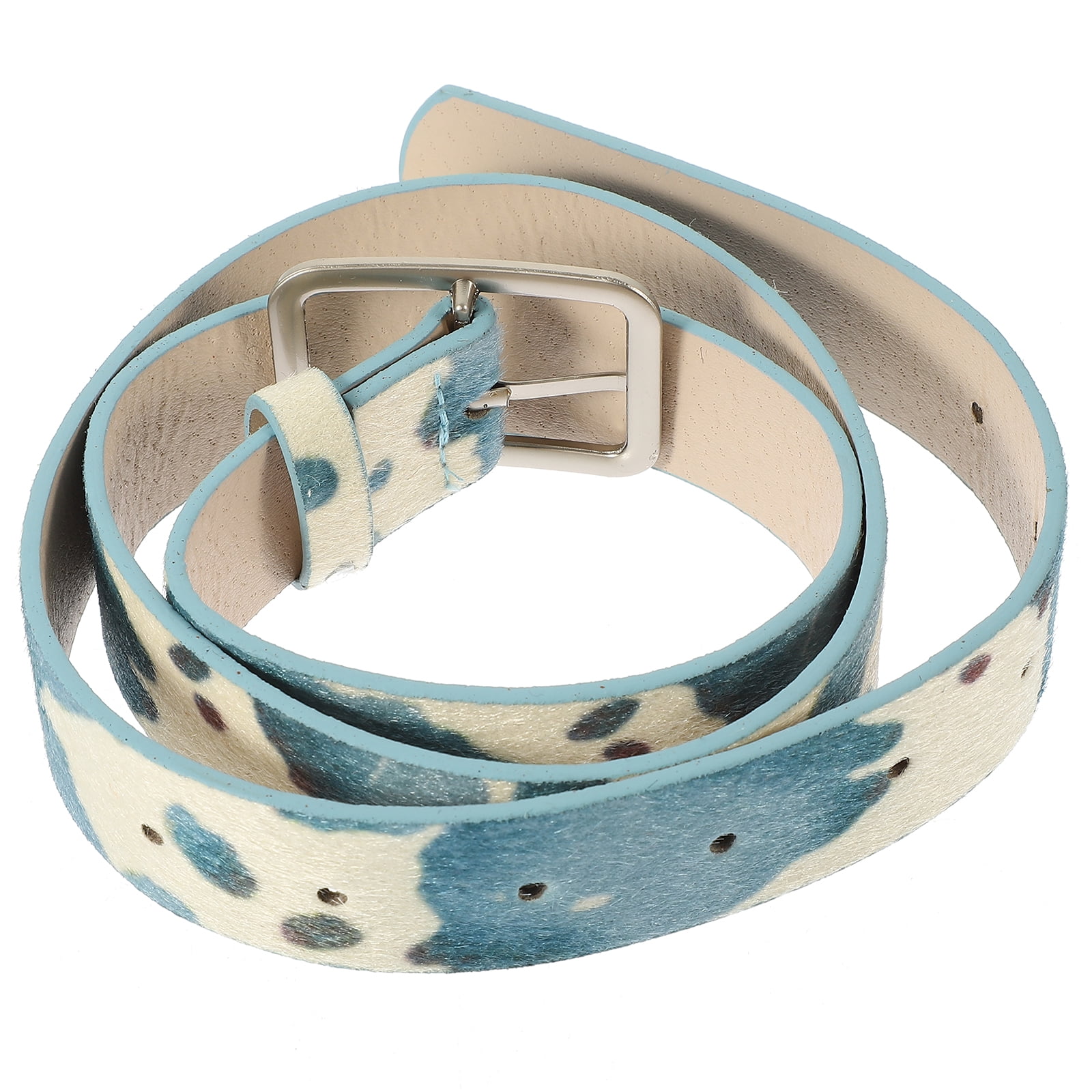 Cow Print Belt Women Buckles Cow Pu Belt Trendy Look Belt Miss 100X2 ...