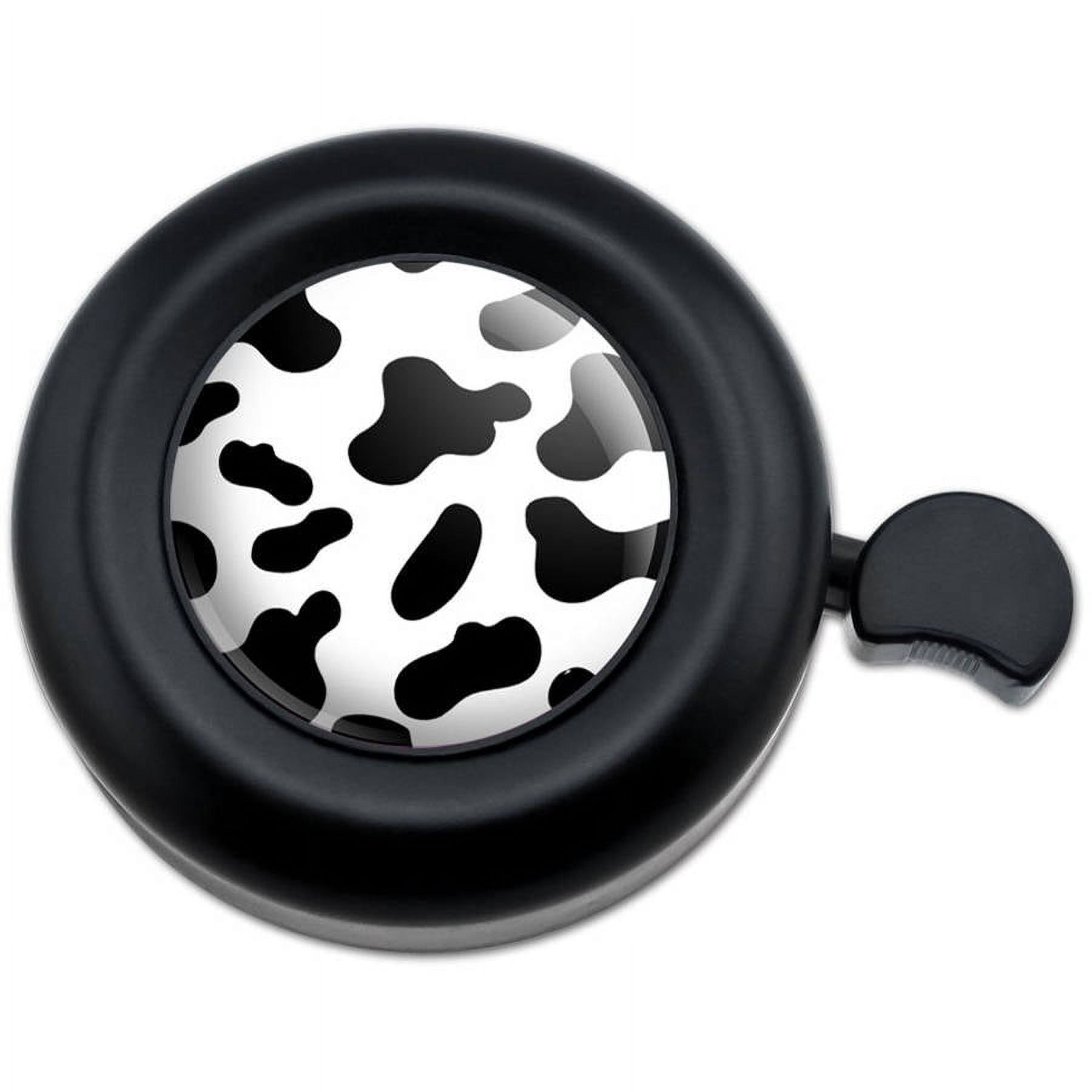 Cow Print Black White Bicycle Handlebar Bike Bell - Walmart.com