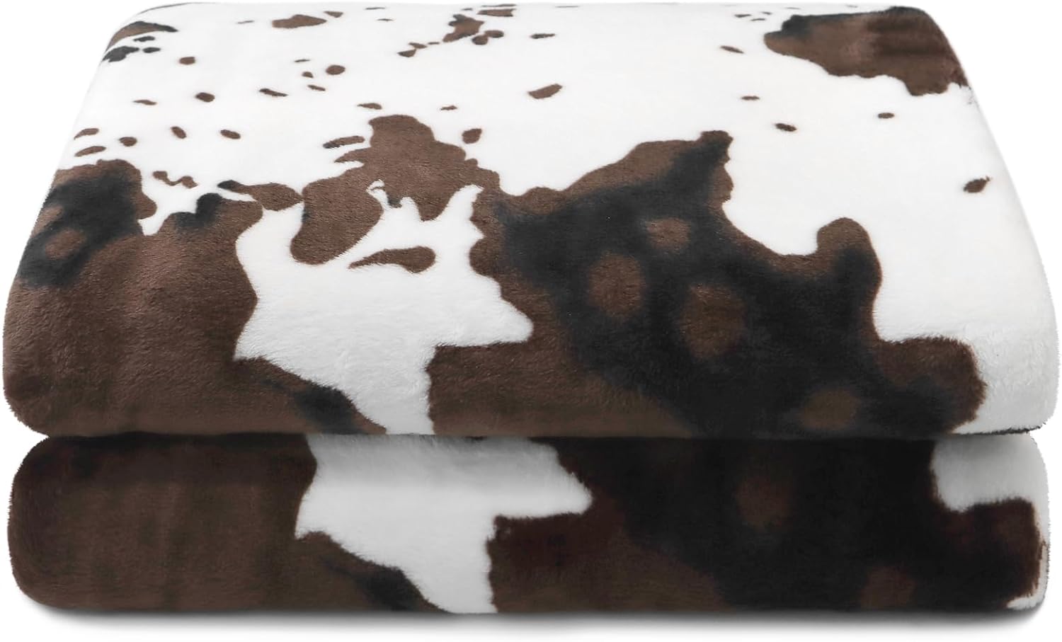 Cow Print Blanket Animal Brown Black Milky White Throw Blankets,Cow ...