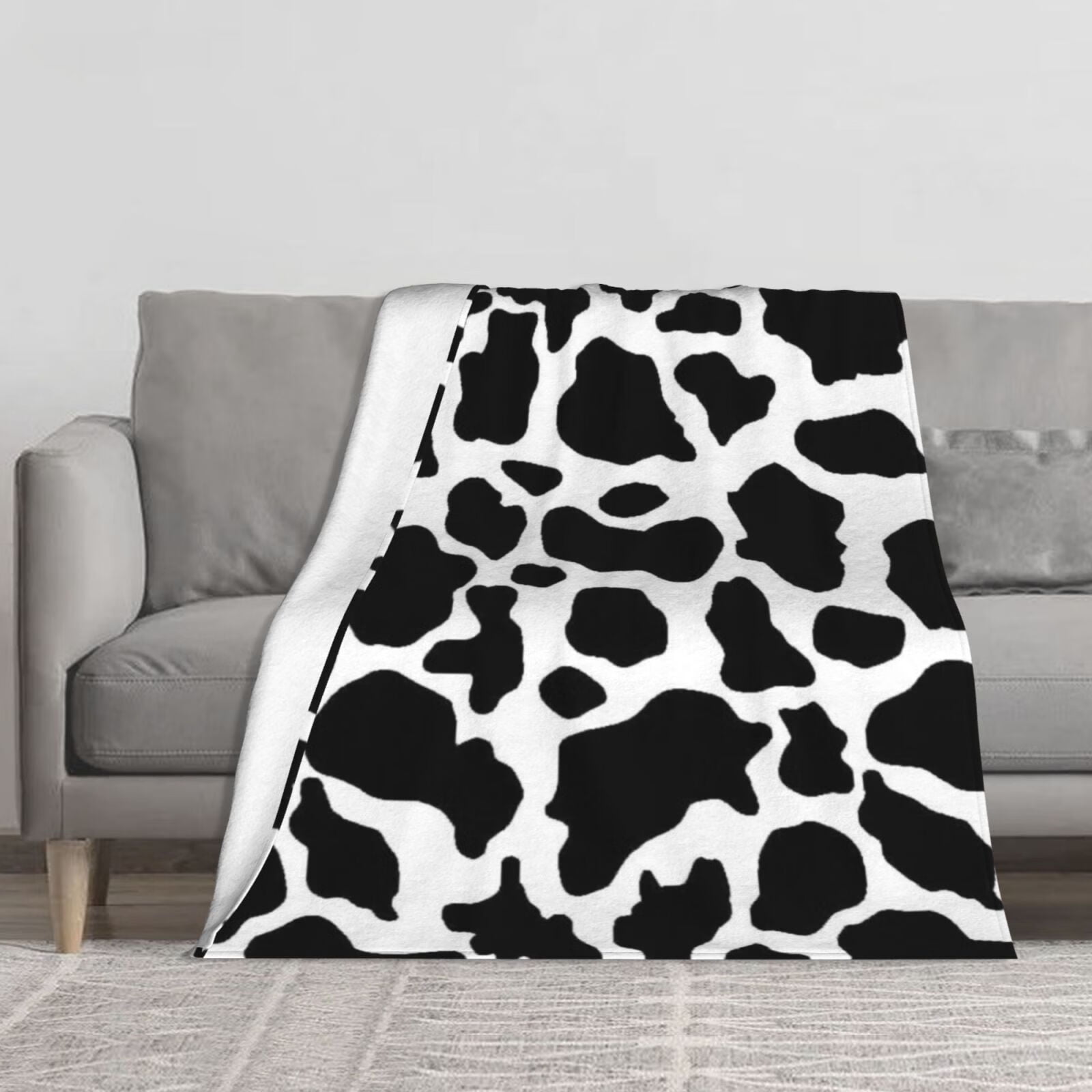 Cow Print Blanket - JOOCAR Soft Fleece Kids Throw Blankets with Cow ...
