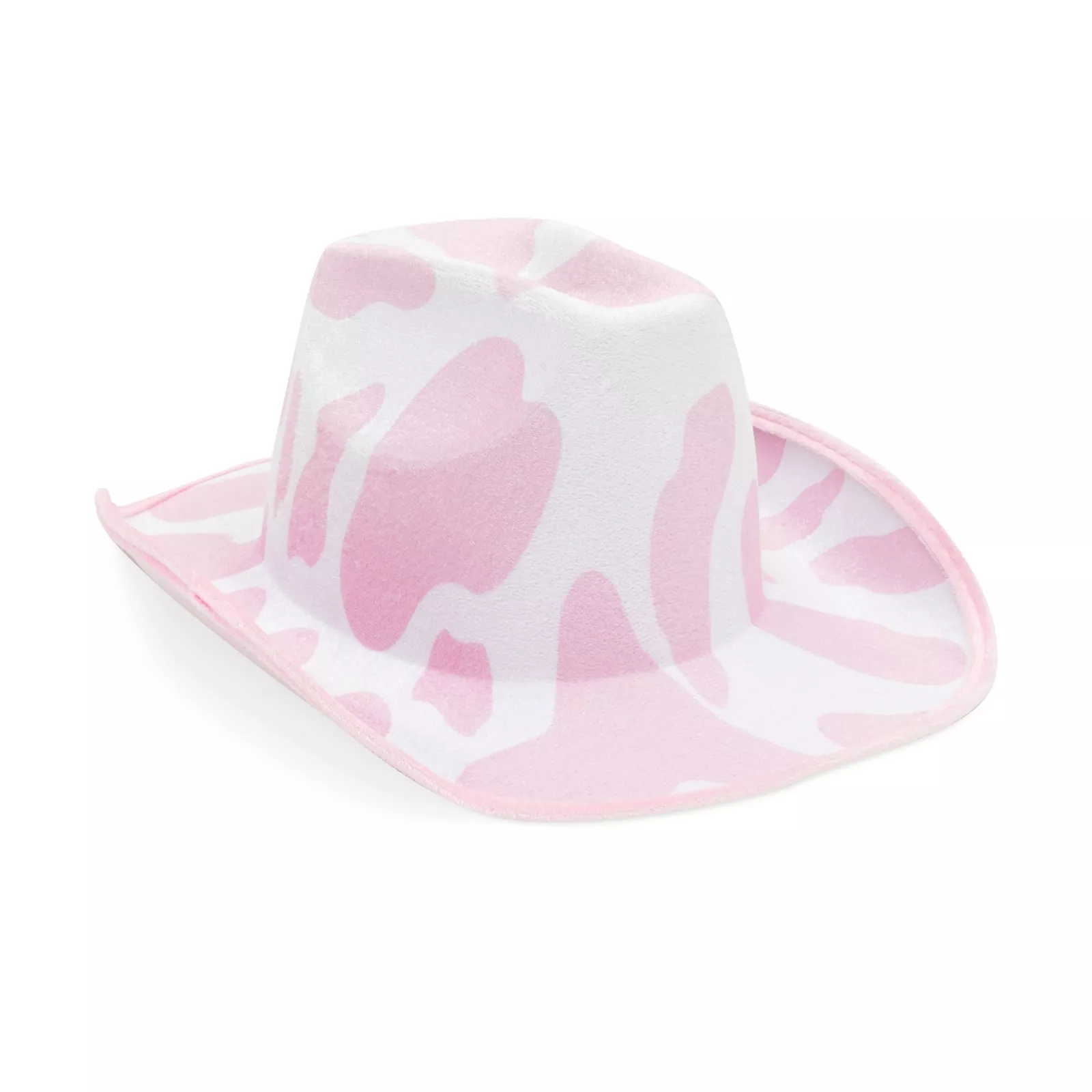 Cow Print Cowboy Hat for Women, Girls, Pink Cowgirl Hat for Birthday ...
