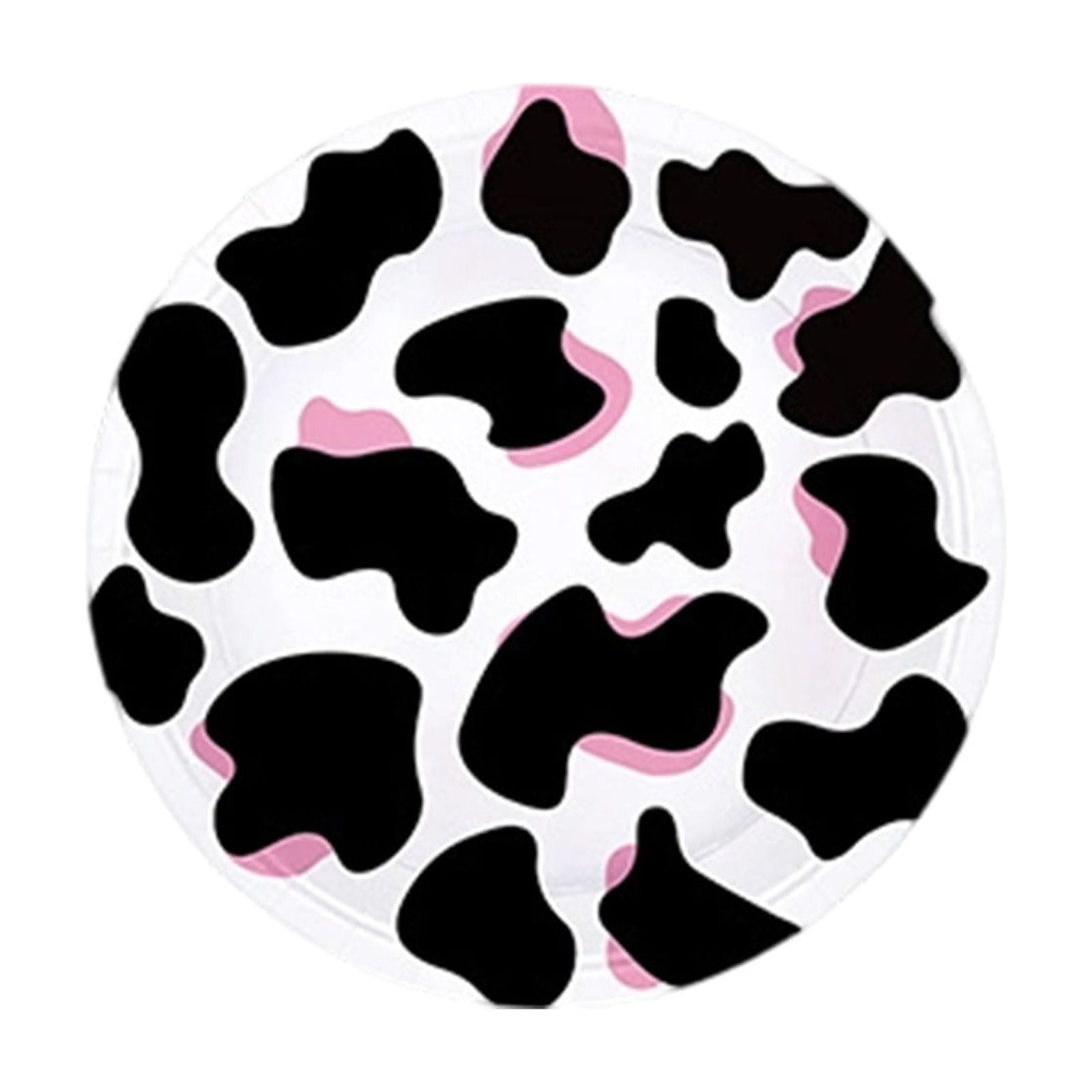 Cow Print Disposable Paper Plates Set, Farm Animals Party Tableware for ...