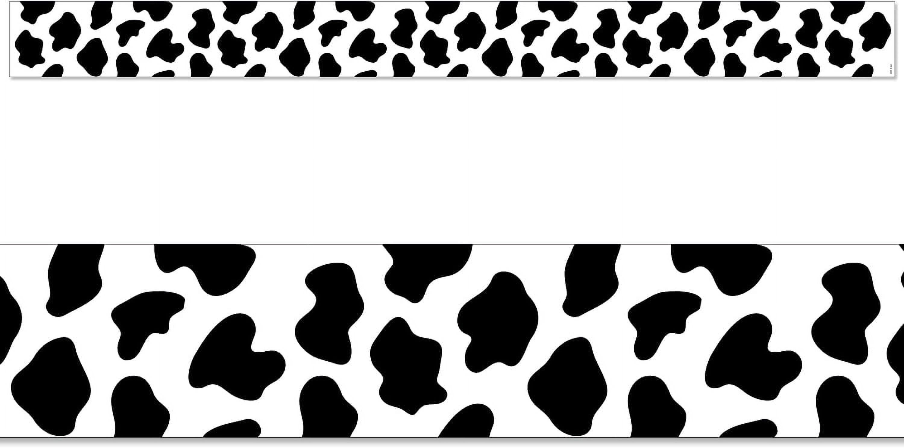 Cow Print EZ Border for Classroom Bulletin Board Border for Farm ...