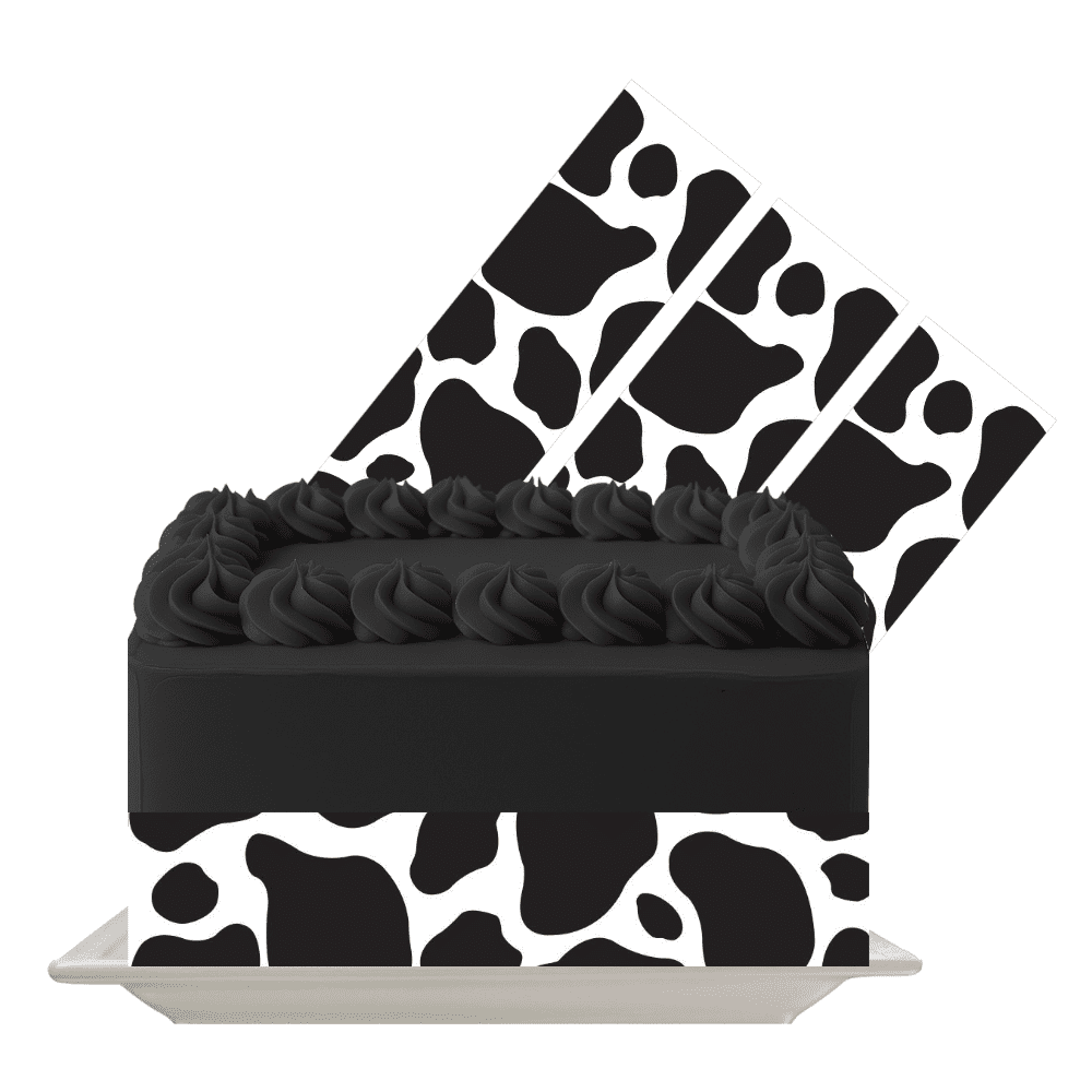 Cow Print Edible Cake Wrap | Animal Print Icing Sheet | Farm, Western ...