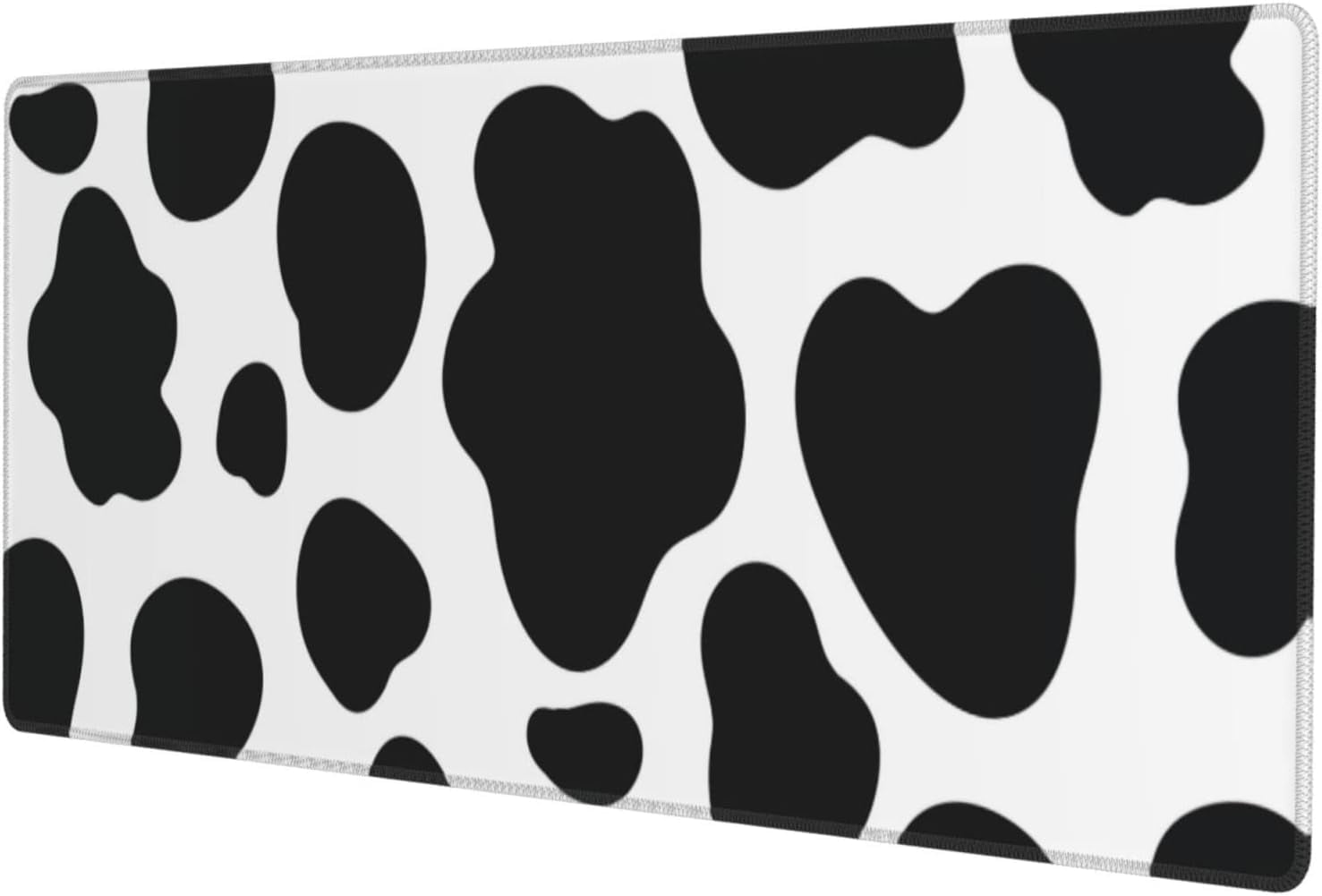Cow Print Gaming Mouse Pad Non Slip Large Mousepad Stitched Edge Rubber ...