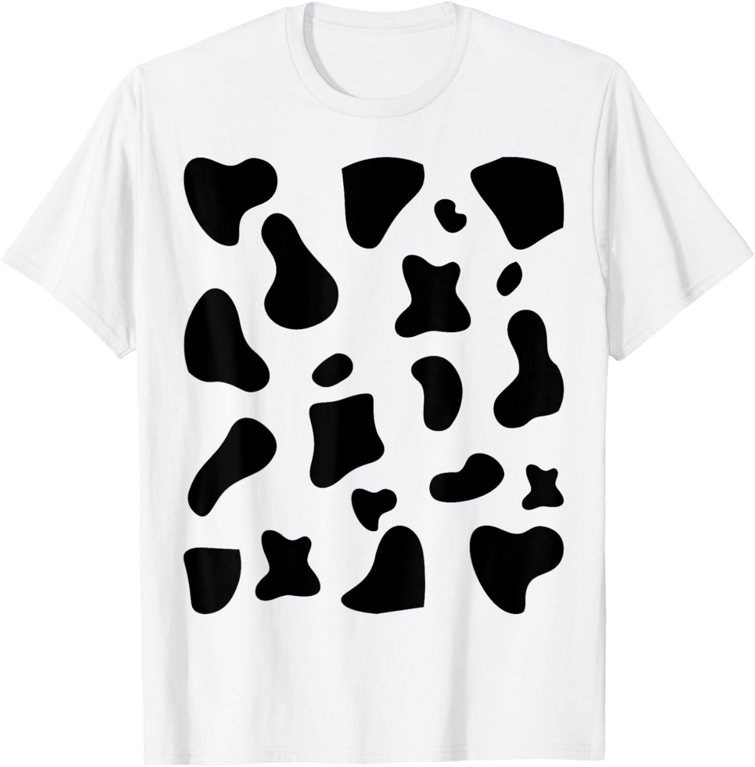 Cow Print Halloween Costume Cow Animal T-Shirt - Walmart.com
