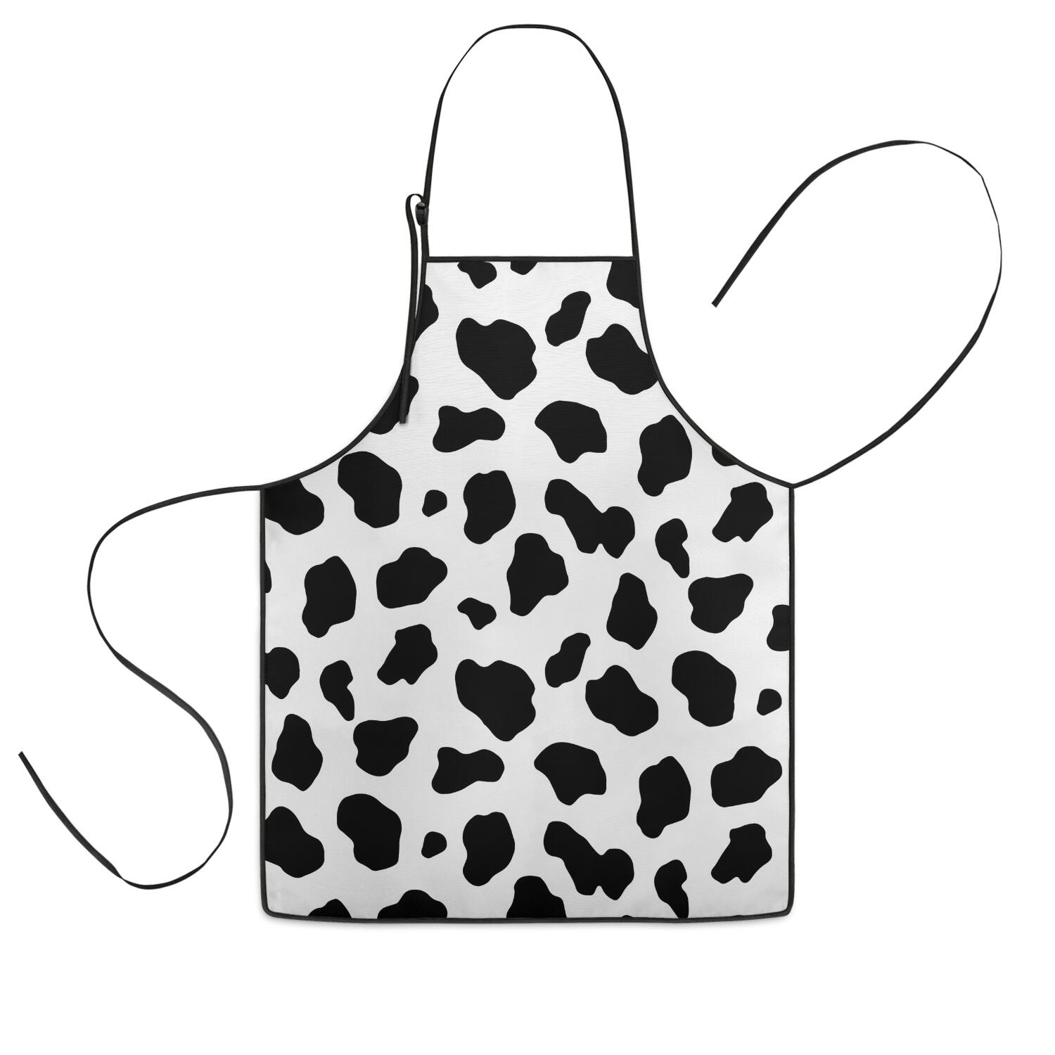 Cow Print Kids Aprons for Girls and Boys,Adjustable Neck Strap Toddler ...