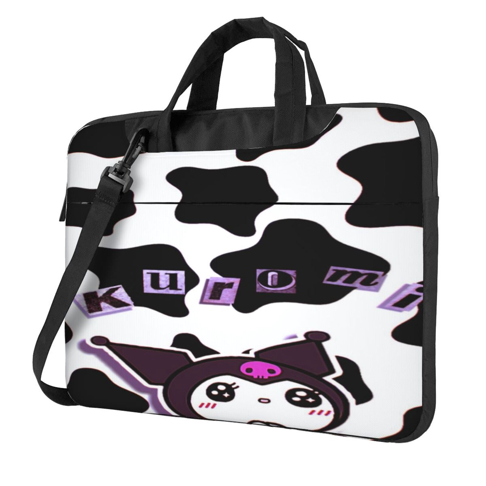 Cow Print Kuromi Laptop Bag Laptop Case Shoulder Laptop Bag with Padded ...