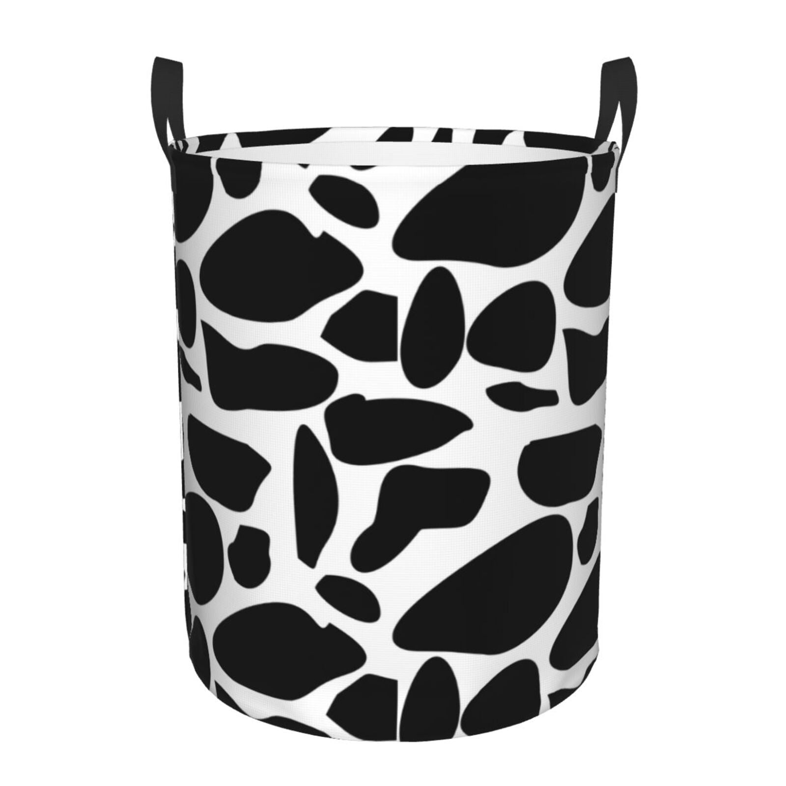 Cow Print Laundry Basket, Laundry Hamper Waterproof Laundry Bag Clothes ...