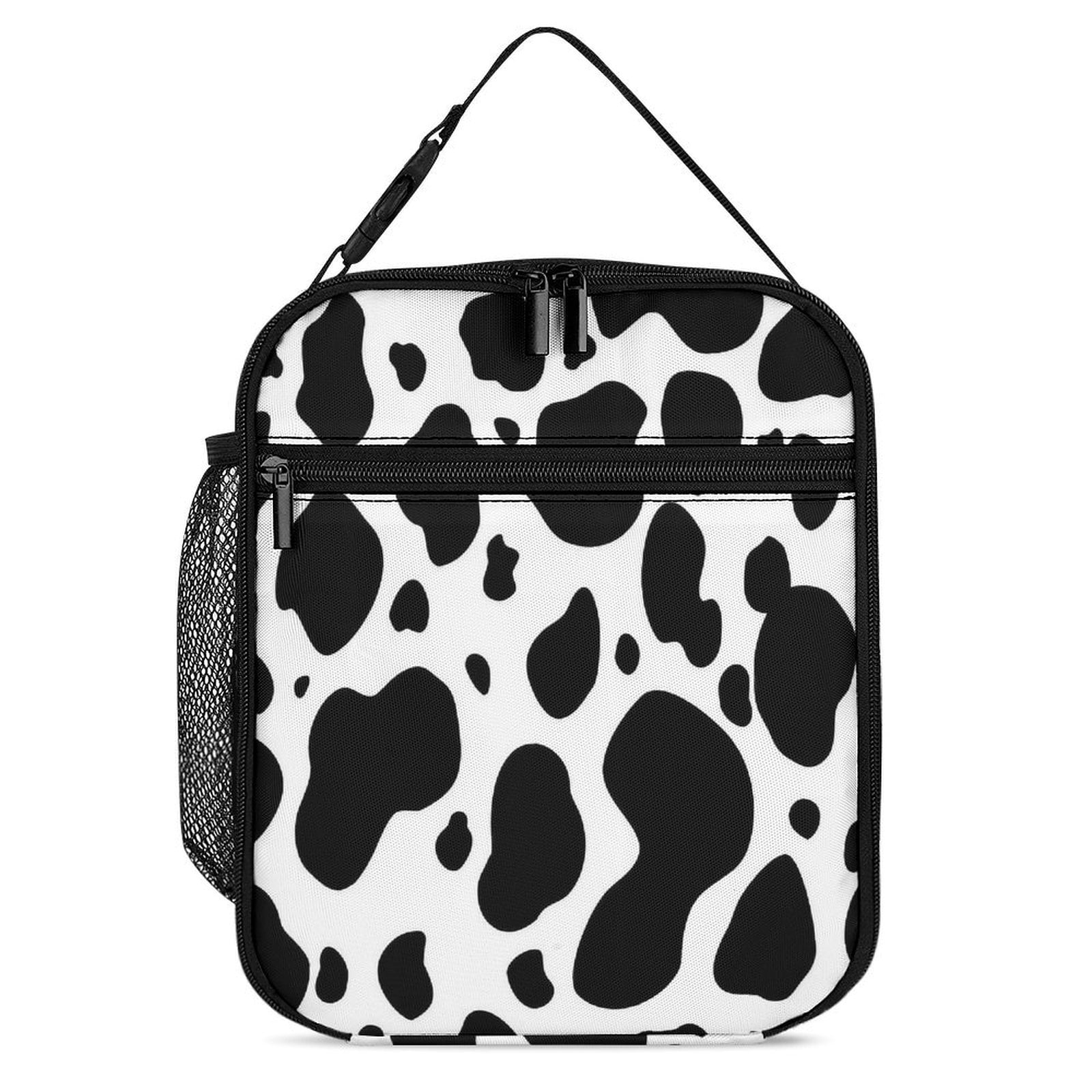 Cow Print Lunch Bag Women Thermal Cooler Insulated Lunch Boxes for ...