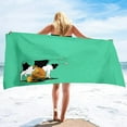 Cow Print Microfiber Sand Free Beach Towel Quick Dry Super Absorbent ...