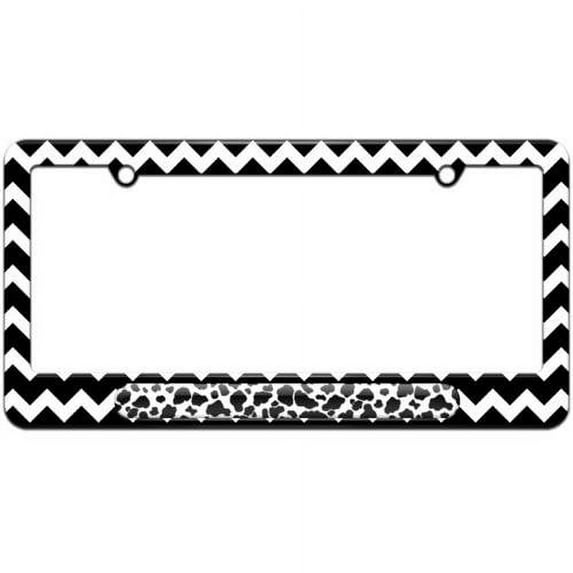 Cow Print, Milk Love License Plate Tag Frame, Multiple Colors - Walmart.com