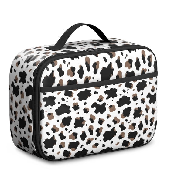 Cow Print Pattern Teens Insulated Bento School Lunch Bag, 12 Can ...