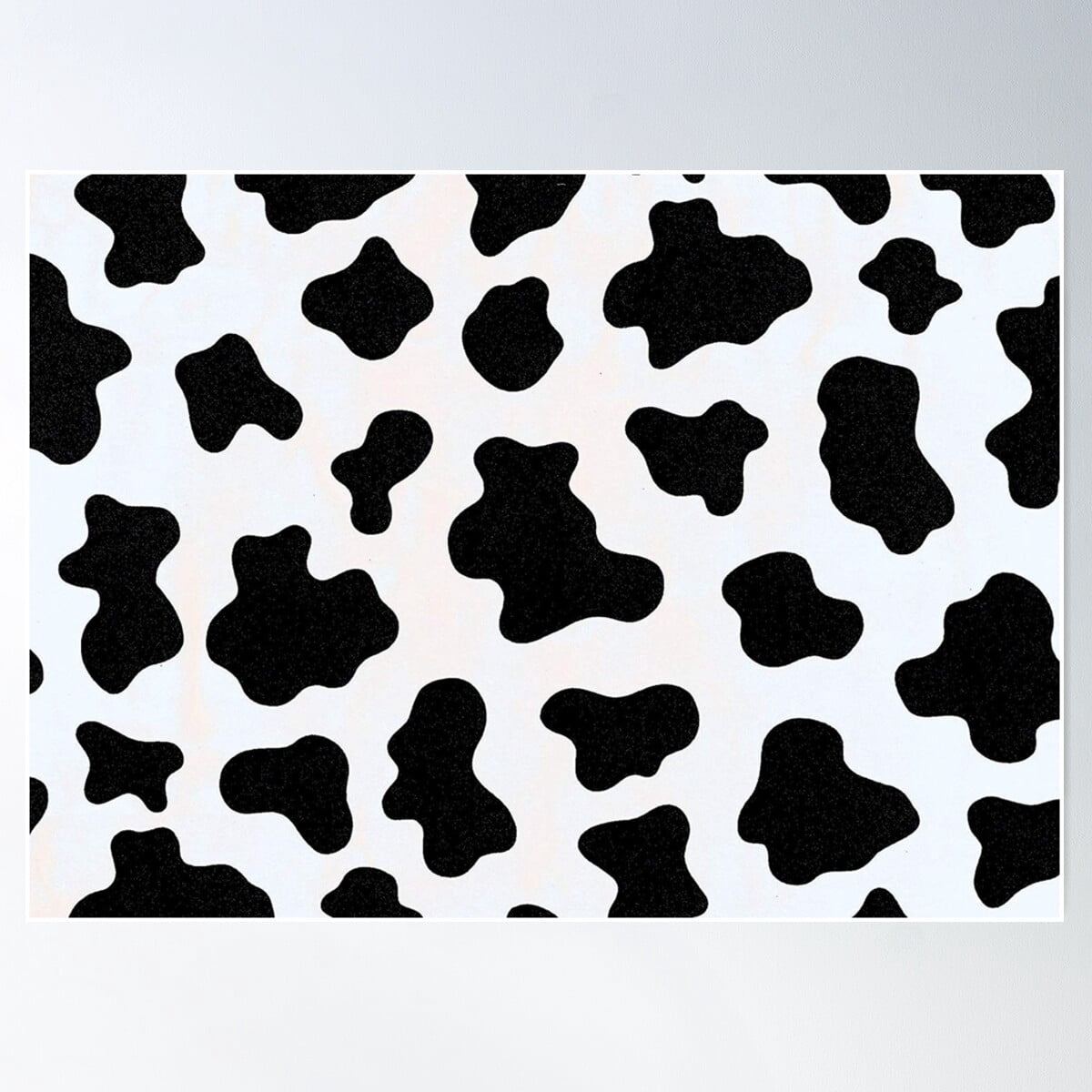 Cow Print Poster Wall Art, Modern Wall Decor For Living Room Bedroom ...