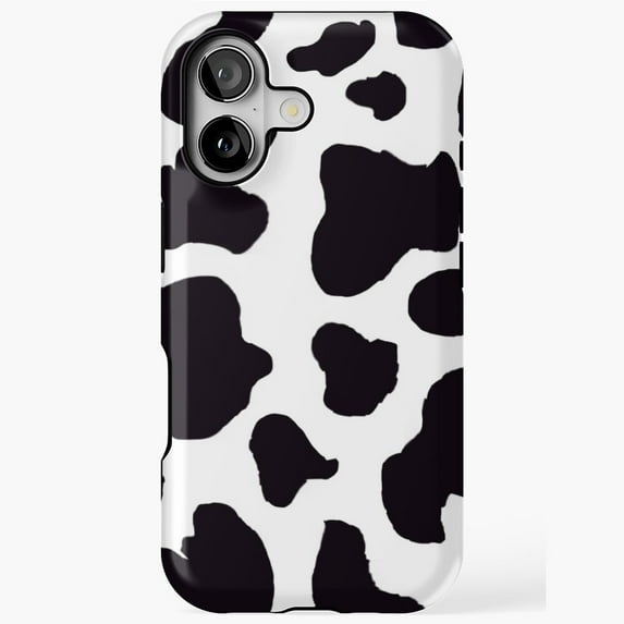 Cow Print Retro Animal Minimalist Art Phone Case for iPhone 11 12 13 14 ...