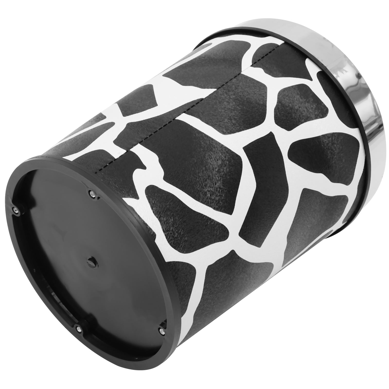 Cow Print Rubbish Bin Household Open Trash Can Office - Walmart.com
