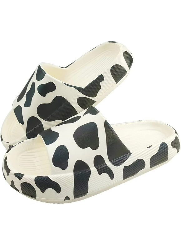 Cow Print Sandals