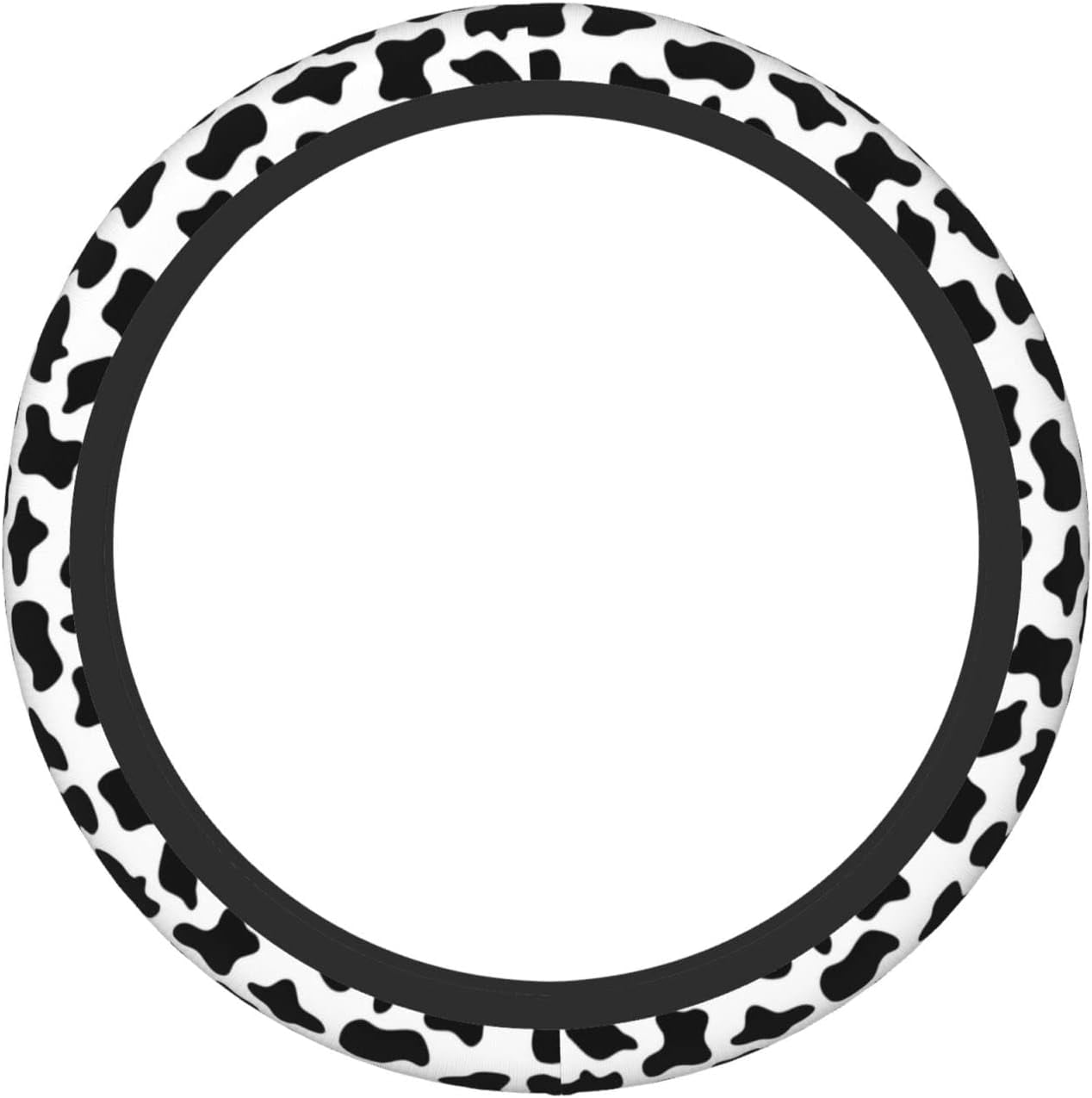 Cow Print Steering Wheel Cover,Cow Print Steering Wheel Set Universal ...