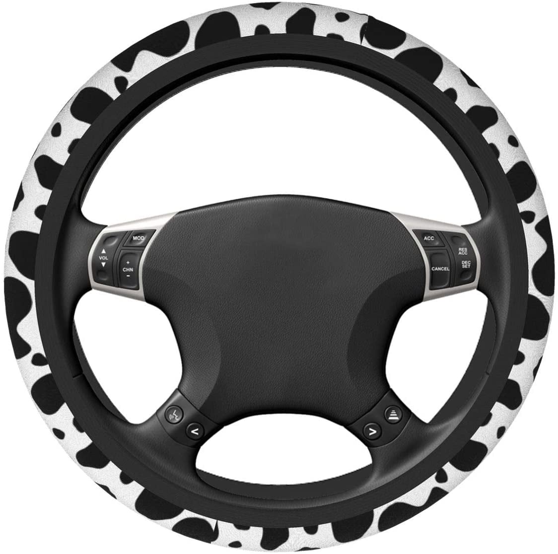 Cow Print Steering Wheel Cover - Walmart.com