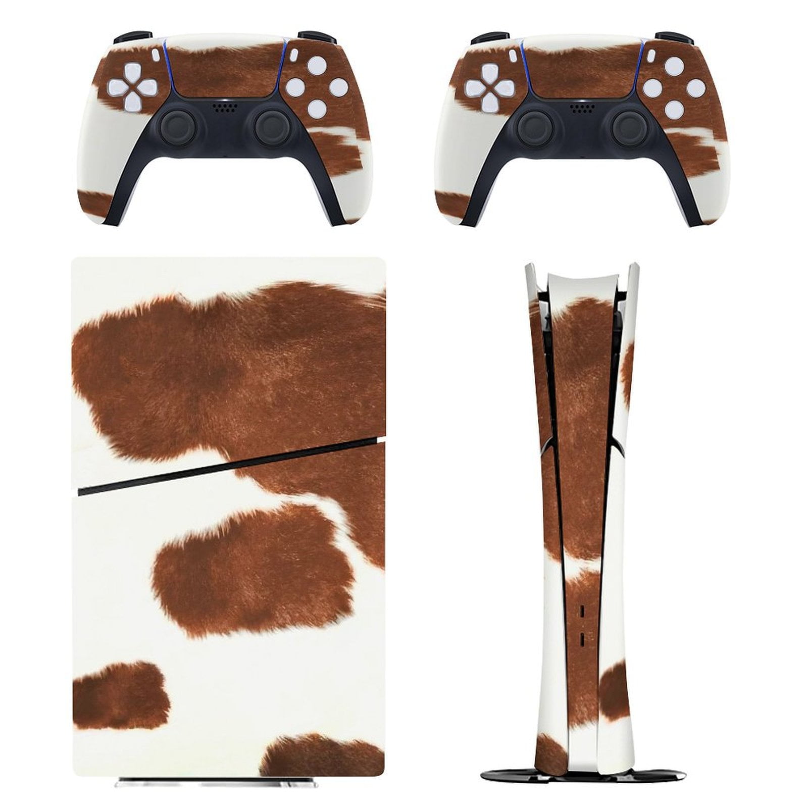 Cow Print Texture PS5/PS5 Pro/PS5 Slim Digital Disc Skin Sticker For ...