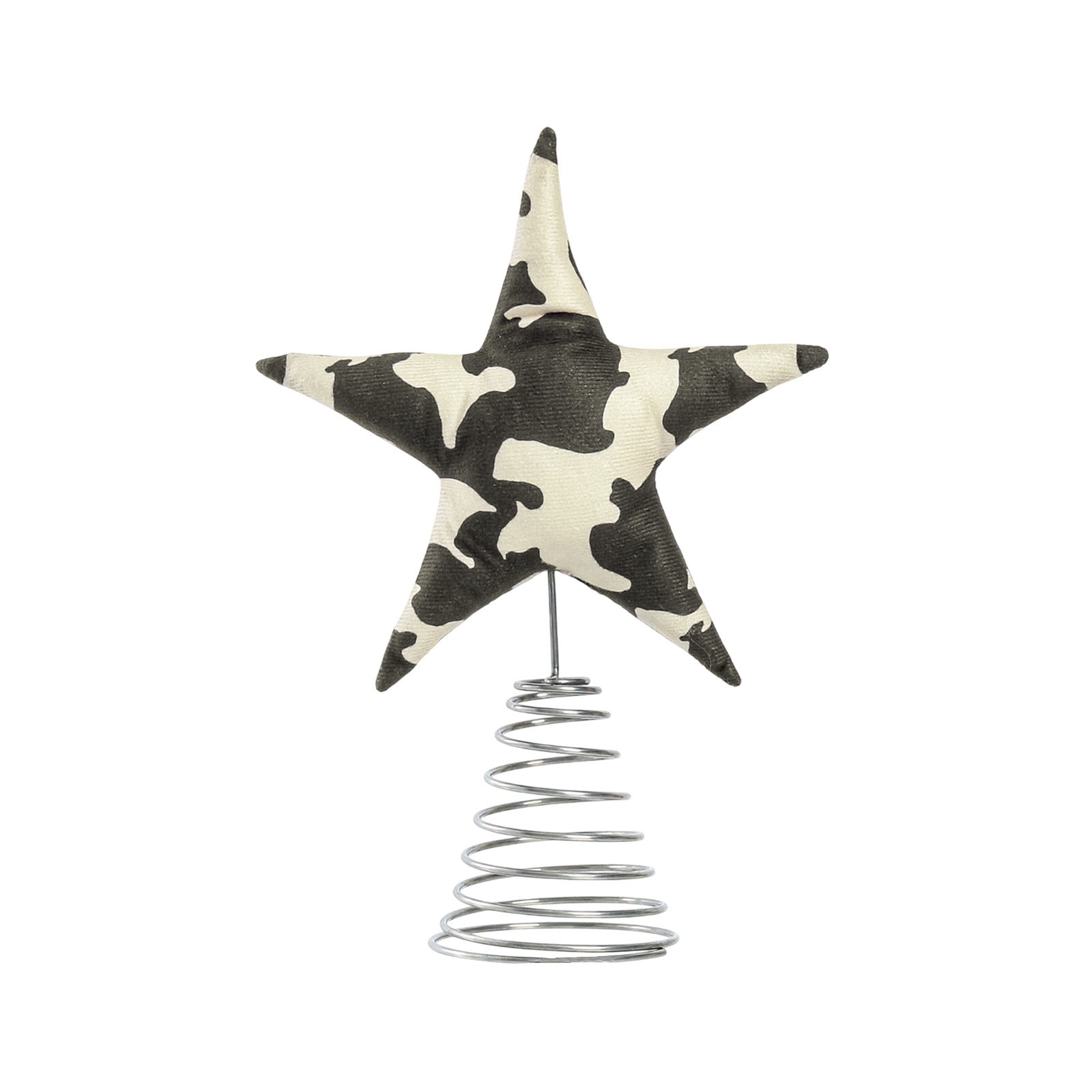 Cow Print Tree Topper, Vintage Christmas Tree Star Topper for Cow ...