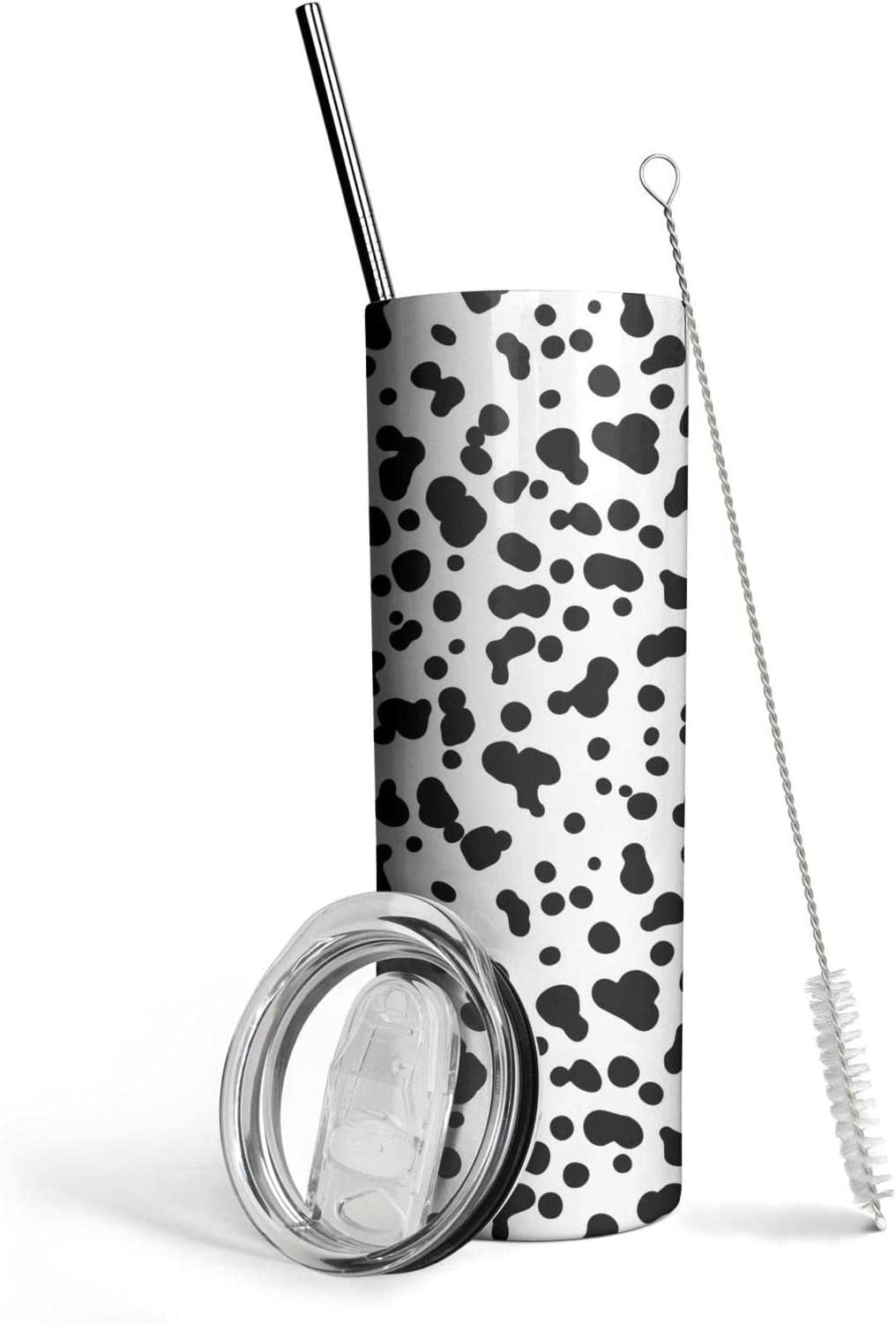 Cow Print Tumbler 20 OZ - Stainless Steel Insulated Coffee Tumbler ...