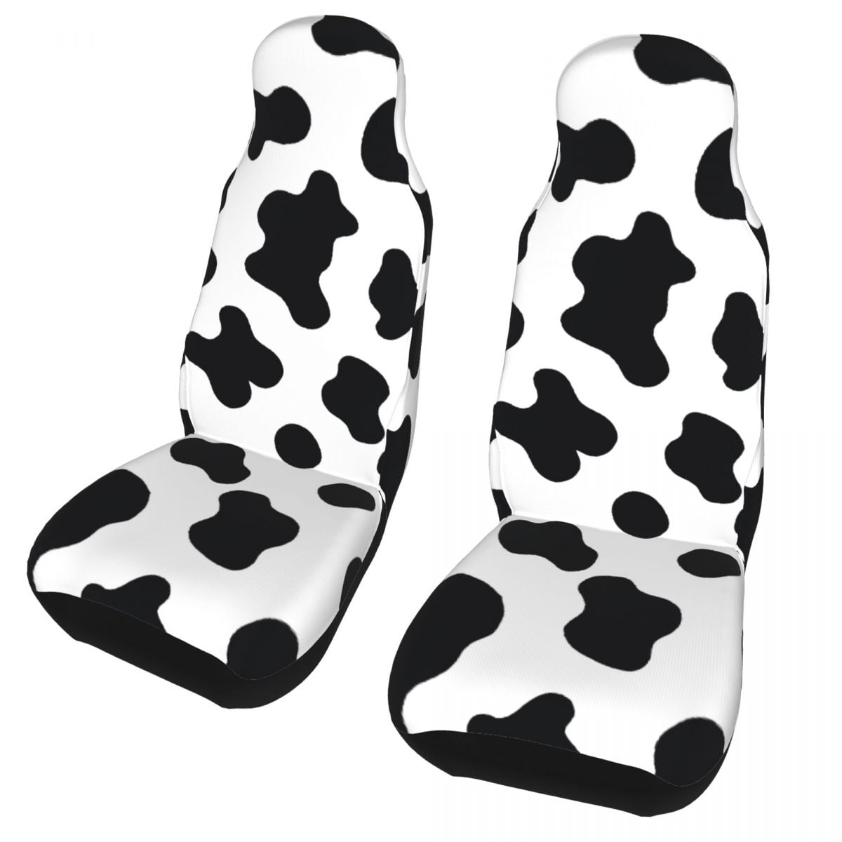 Cow Print Universal Car Seat Cover Auto Interior For SUV Animal Skin ...