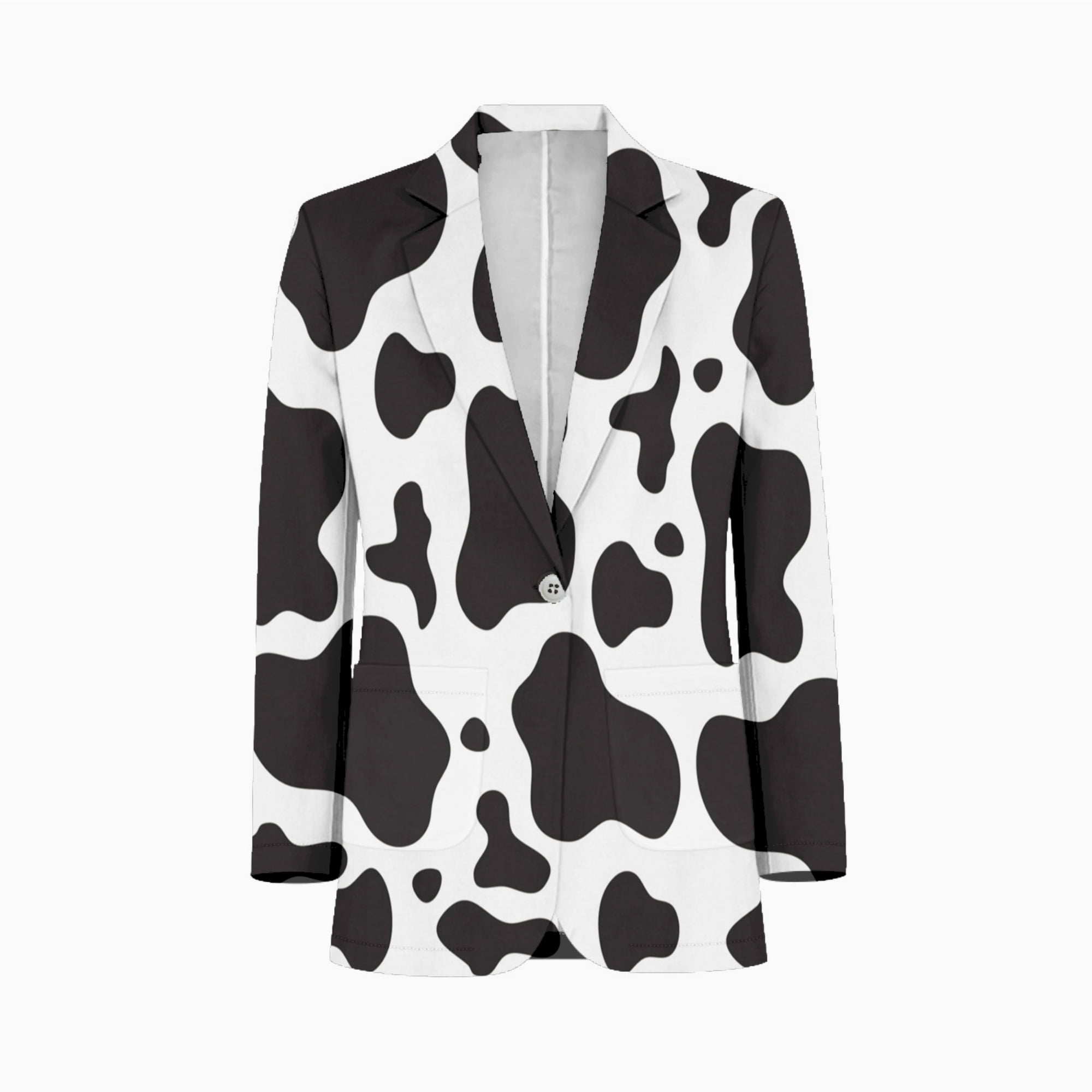 Cow Print Men's Suit Blazer Casual Party Wear Slim Fit Suit Jacket ...