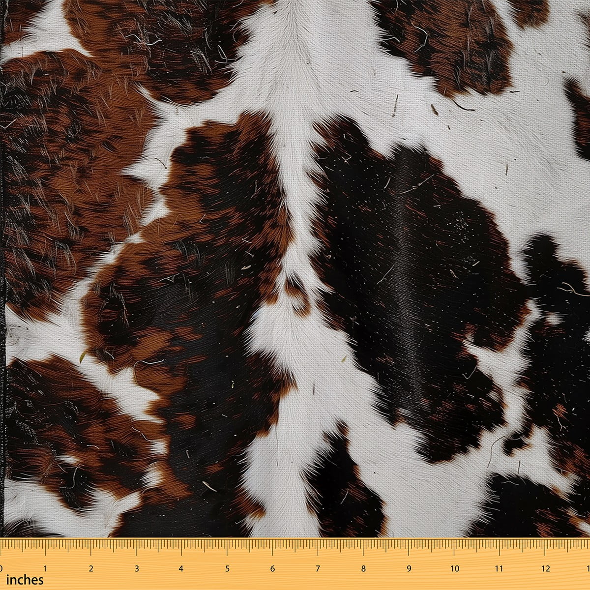 Cow Skin Fabric By The Yard, Safari Wildlife Indoor Outdoor Fabric ...