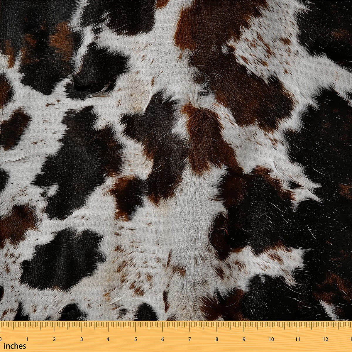Cow Skin Fabric By The Yard, Farm Animal Print Decorative Fabric, Soft ...