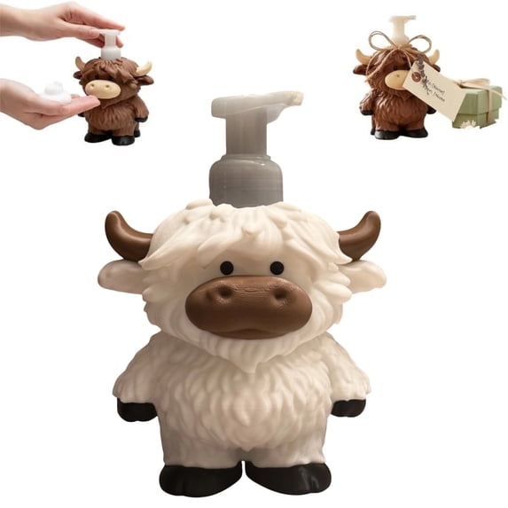 Cow Soap Dispenser - Adorable Cutest Design, Refillable Cute Farmhouse ...