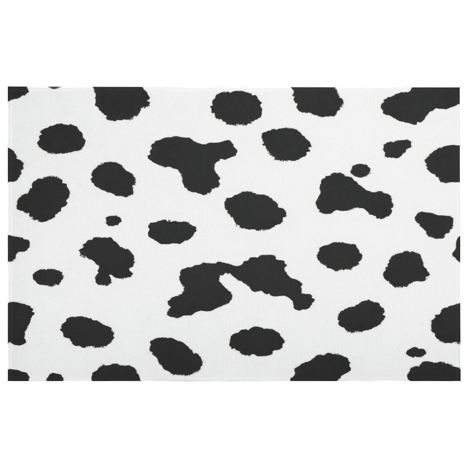 Cow Spots Adult Home Decor Bedroom Living Room Crystal Velvet Carpet ...