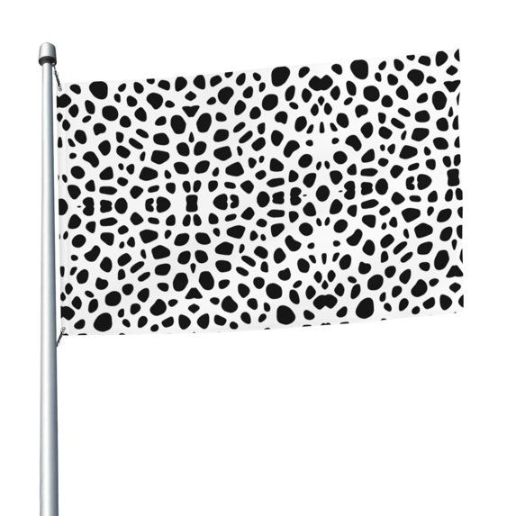 Cow Spots Flag 5x8 Ft Print Vivid Color Light-Weighted Flags With ...
