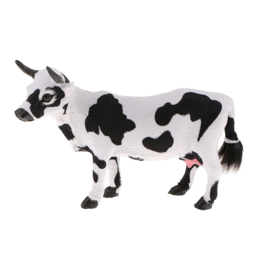 Cow Statue indoor and outdoor Garden Ornament Prop Model - Walmart.com